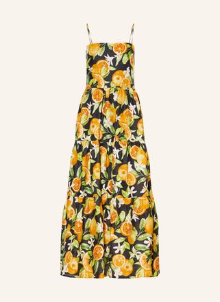 Mrs & Hugs Mrs & Hugs Leinenkleid orange