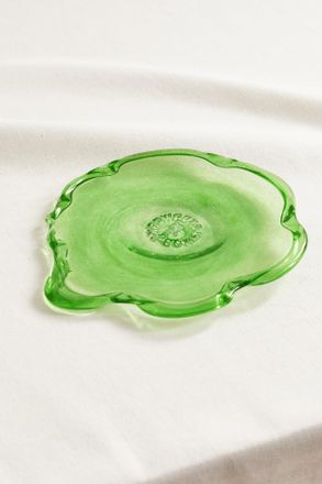Completedworks Petite Assiette En Verre Recyclé Thaw - Vert