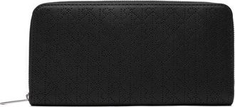 Calvin Klein Geldb&ouml;rse Emblem Aop Perfor Lg Zip Around LV04F1151G Schwarz