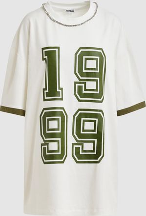 Essentiel Tee Shirt Jisos Vert Blanc