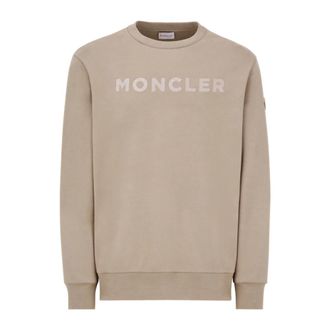 Moncler Sweatshirt mit Schriftzug-Logo - - Sweatshirts & Hoodies - Herren - Braun - 2XL