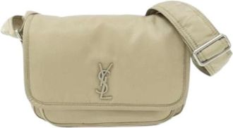 Saint Laurent Pre-owned Sac bandouli&egrave;re Niki en nylon - Femme - Pre-owned - Beige - Taille: ONE Size