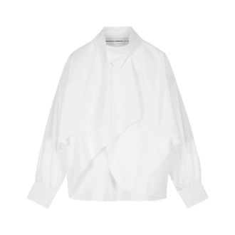 Margaux Lonnberg Vogelhemd mit R&uuml;schenkragen - - Blouses & Shirts - Damen - Wei&szlig; - XS