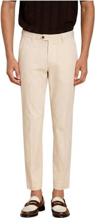 Mason's Homme, Pantalons, Rose, Taille: 4XL Torino 1 Pinces Flex