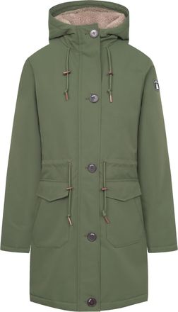 Derbe Winterjacke Friese Festholm Damen Oliv Gr&uuml;n Parka 46 | Wintermantel | Parker | Hamburg