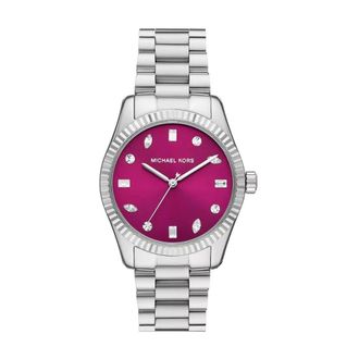 Michael Kors Femme, Accessoires, Gris, Taille: ONE Size Montre Lexington Pav&eacute;