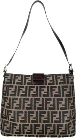 Fendi Sac bandouli&egrave;re Zucca Pre-owned - Femme - Pre-owned - Brun - Taille: ONE Size