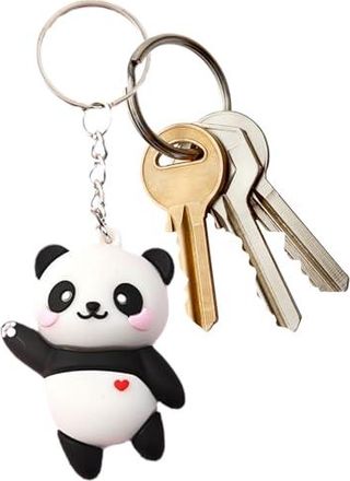 Generic Porte-clés panda coloré en métal pour sac à dos, trousse à crayons, école, anniversaire | Récompenses de jardin d pour garçons et filles, Attribut uni