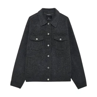 Anine Bing Femme, Vestes, Gris, Taille: 42 FR Rory Jacket