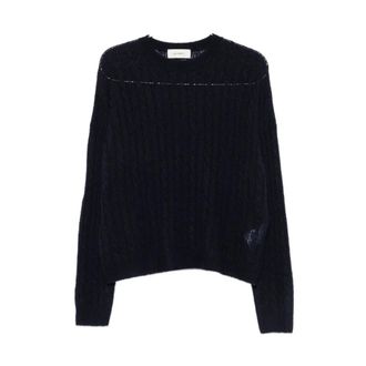 Lisa Yang Amabel Pullover - - Knitwear - Damen - Blau - XS