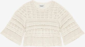 Isabel Marant Pull Azelia - Femme - &Eacute;cru - Taille 34 - Marant &Eacute;toile