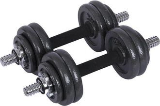 Endless 15 Kg (33 LB) Cast Iron Adjustable Dumbbell Set | Perfect for Bodybuilding, Fitness, Weight Lifting and Training at Home or Gym