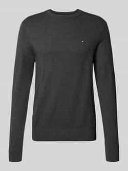 Tommy Hilfiger Regular Fit Strickpullover aus Baumwoll-Kaschmir-Mix