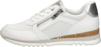 Marco Tozzi Femme, Chaussures, Blanc, Taille: 38 EU Baskets Laag