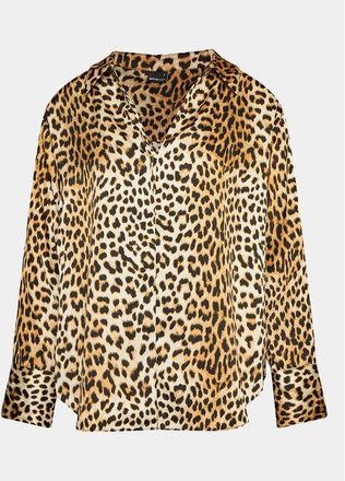 Gina Tricot Hemd 20540 Braun Regular Fit