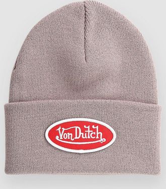 Von Dutch Patcher Cuff Beanie mauve