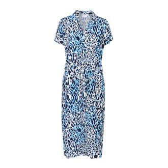 Saint Tropez Blanca Shirt Dress - Femme - Robes - Bleu - Taille: 40 FR
