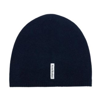 Acne Studios Rippstrick-Beanie - - Accessories - unisex - Blau - ONE SIZE