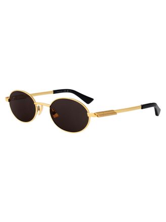 Bottega Veneta Unisex Sunglasses Bv1470s Gold Metal