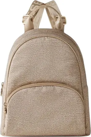 Borbonese Femme, Sacs, Beige, Taille: ONE Size Sac &agrave; dos