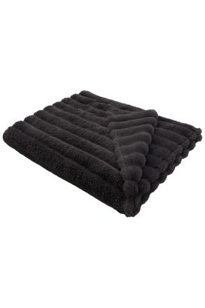 Dieter Knoll Collection Felldecke Genius, Anthrazit, Textil, 150x200 cm, pflegeleicht, atmungsaktiv, Wohntextilien, Decken, Felldecken