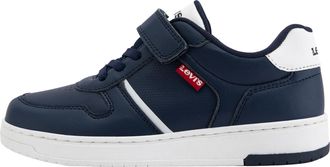 Levi's Kick-Top mit Klettverschluss, elastisch Sneaker, Marineblau, 32 EU