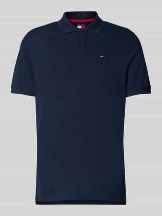 Tommy Jeans Regular Fit Poloshirt aus reiner Baumwolle