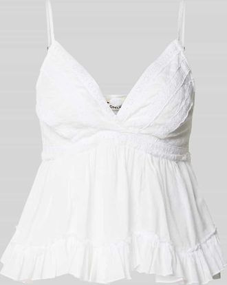 Only Slim Fit Top aus reiner Baumwolle Modell TARIA