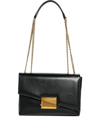 Roberto Festa Milano sac port&eacute; &eacute;paule Isolde &agrave; bride en cha&icirc;ne - Noir