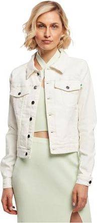 Urban Classics Femme en Denim Organique pour Femme Veste, Blanc Cassé, M EU
