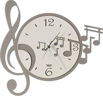 Arti & Mestieri ARTIMESTIERI 0OR3388C135 Orologio Con CHIAVE E Note MUSICALI, Musica Fango Avorio