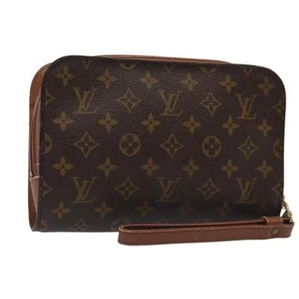 Louis Vuitton Pre-owned Canvas clutches - - Pre-owned - Damen - Braun - ONE SIZE