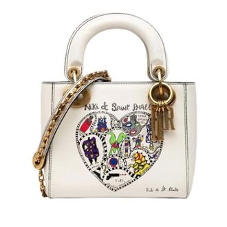Dior Pre-owned Niki De Saint Phalle Lady Satchel - Femme - Pre-owned - Blanc - Taille: ONE Size