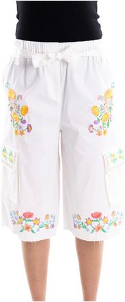 5 Progress Femme, Shorts, Blanc, Taille: 38 FR Bermuda