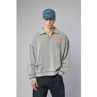 Paly Hollywood Sorry bout That 1/4 Zip Crewneck