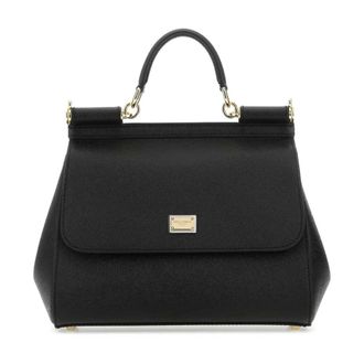 Dolce & Gabbana Large Sicily Handbag - - Bags - Damen - Schwarzk - ONE SIZE