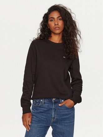 Tommy Jeans Sweatshirt DW0DW19959 Schwarz Regular Fit