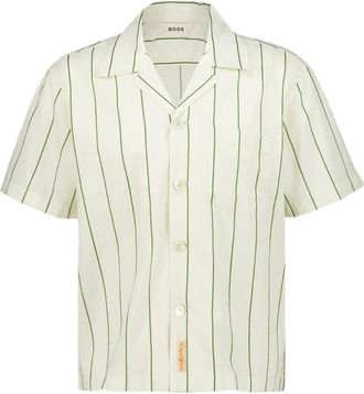 Bode chemise rayée Celery à manches courtes - Tons neutres