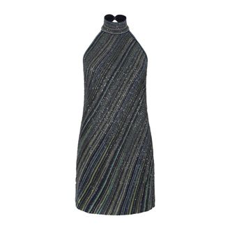 Missoni Mehrfarbiges Metallic-Minikleid mit Neckholder - - Dresses - Damen - Mehrfarbig - 2XS