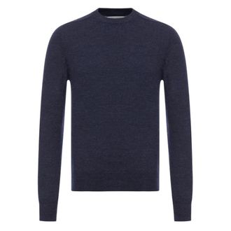 Maison Margiela Crewneck Sweater im Trendigen Stil - - Knitwear - Herren - Blau - L