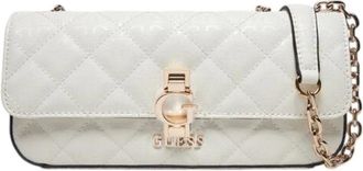 Guess Femme, Sacs, Blanc, Taille: ONE Size Bessey Crossbody Bag