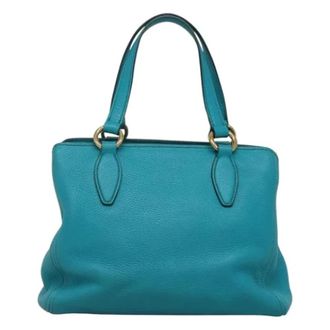 Miu Miu Pre-owned Leder Handtaschen - - Pre-owned - Damen - Blau - ONE SIZE