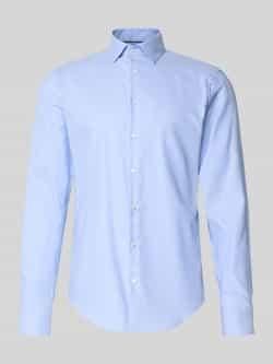 Jake*s Slim Fit Business Hemd aus Baumwolle mit Kentkragen