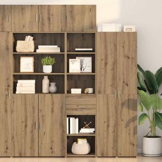 vidaXL vidaXL Haut Armoire avec tiroir Ch&ecirc;ne artisanal 45 x 42,5 x 185 cm