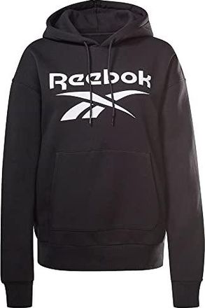 Reebok Identity Logo Fleece Sweat-Shirt, Black, XL Femme