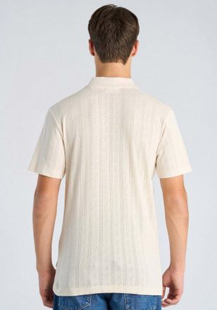 Lindbergh Poloshirt Sommer-Polo mit feiner Strickstruktur