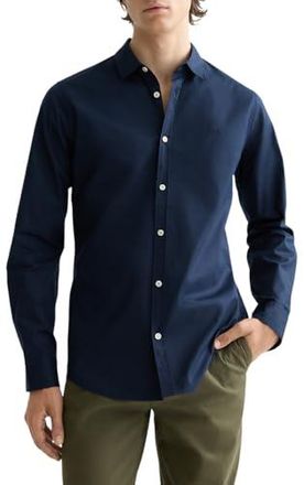 Scotch & Soda Chemise en Popeline pour Homme, Nuit, L