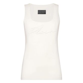 Philipp Plein Tank Top Signature - - Tops - Damen - Beige - L