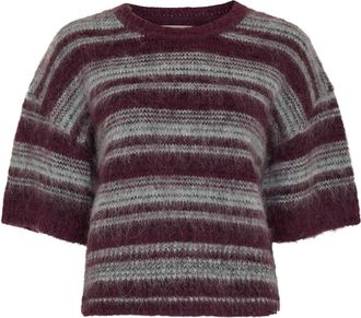 Moss Copenhagen Lycie 2/4 Pullover STP - - Knitwear - Damen - Lila - XS/S