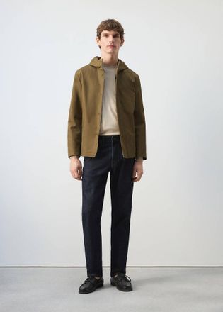 Mango Parka d&eacute;perlante &agrave; poches ocre - Homme - XXL - MANGO MAN